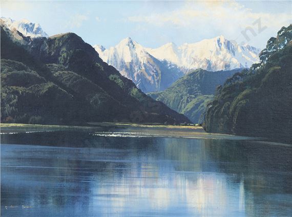 Graham Brinsley | Mount Haast and Haast River | MutualArt
