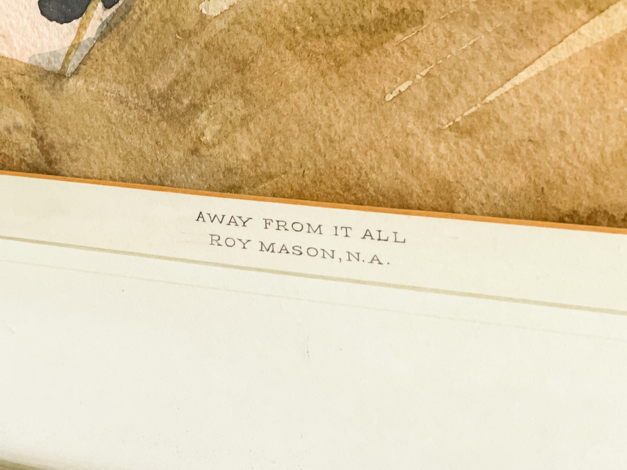 Roy M. Mason | Away From It All | MutualArt
