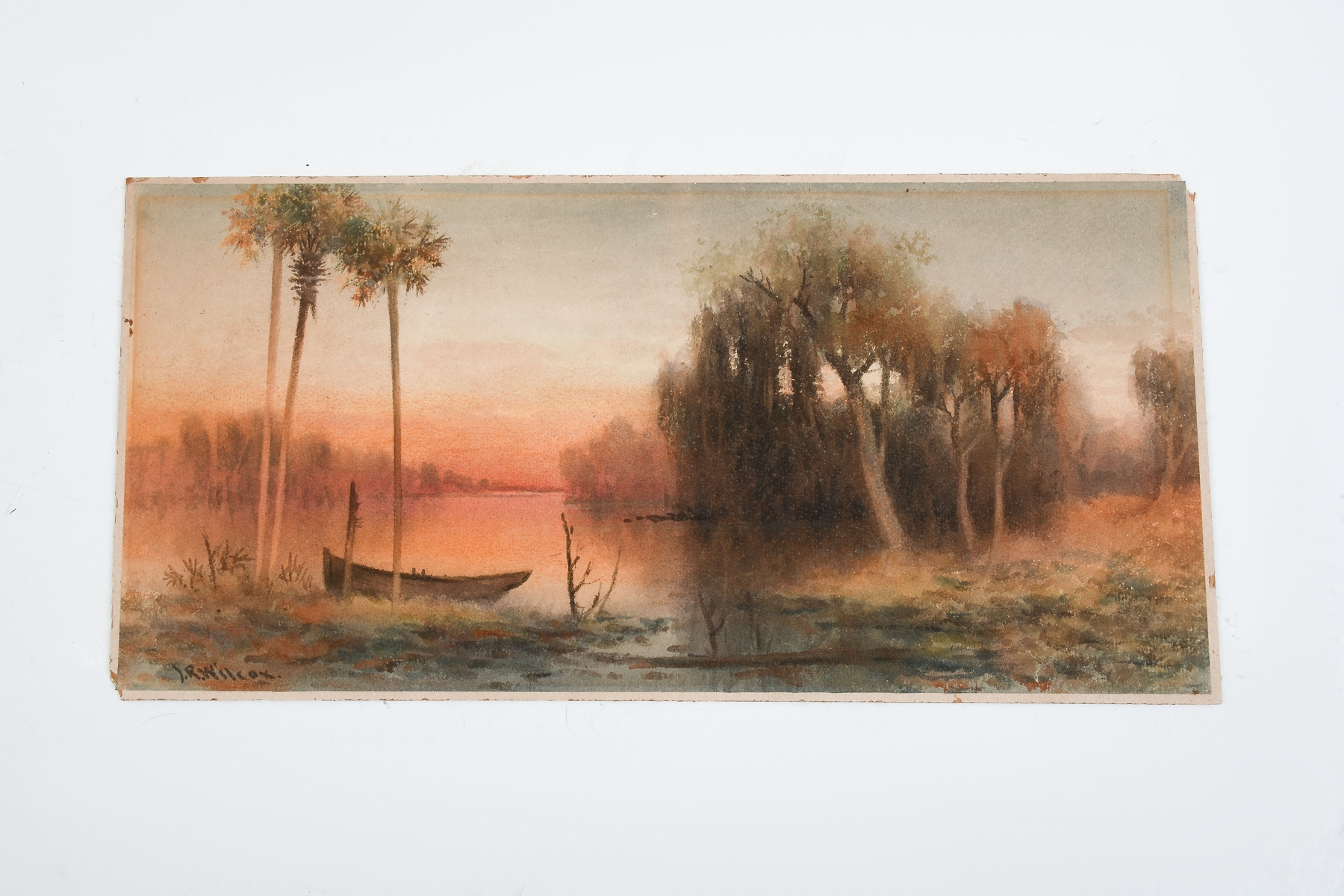 James Ralph Wilcox | Tomoka River Sunset | MutualArt