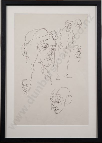 Russell Clark | Study of a Bomber Pilot | MutualArt