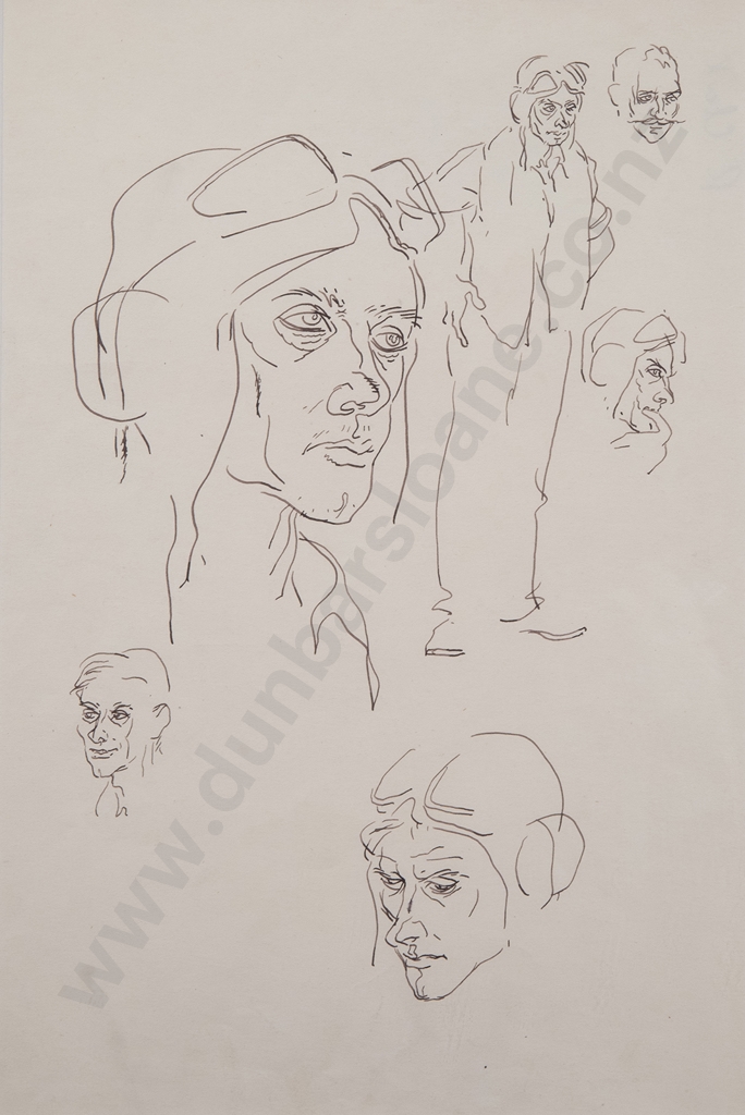 Russell Clark | Study of a Bomber Pilot | MutualArt