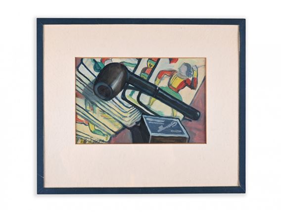 Géza Vcelicka | SMOKER STILL LIFE (1943) | MutualArt