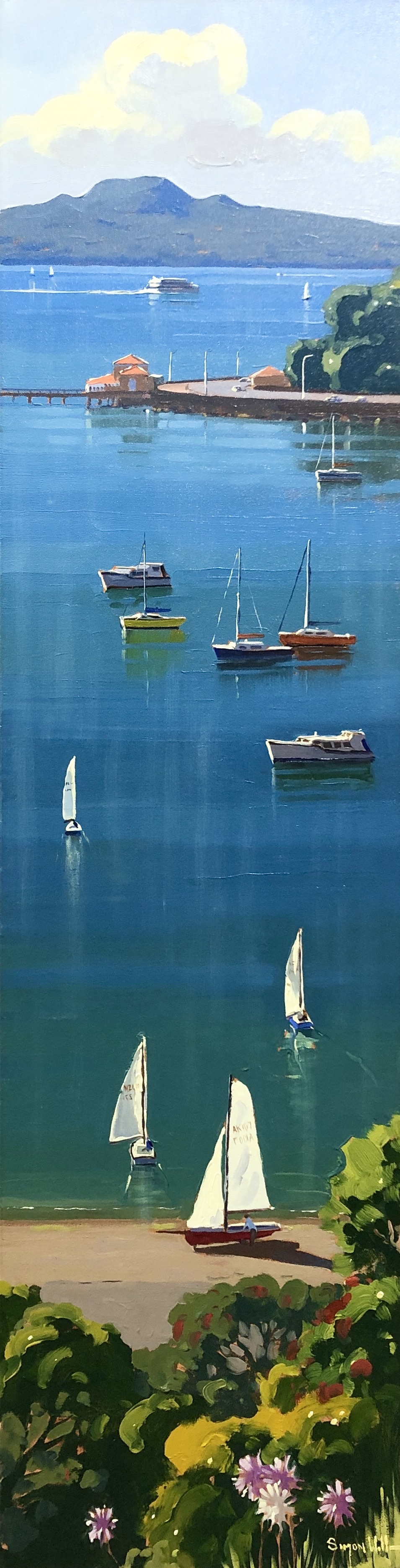 Simon Williams | Rangitoto from Orakei | MutualArt