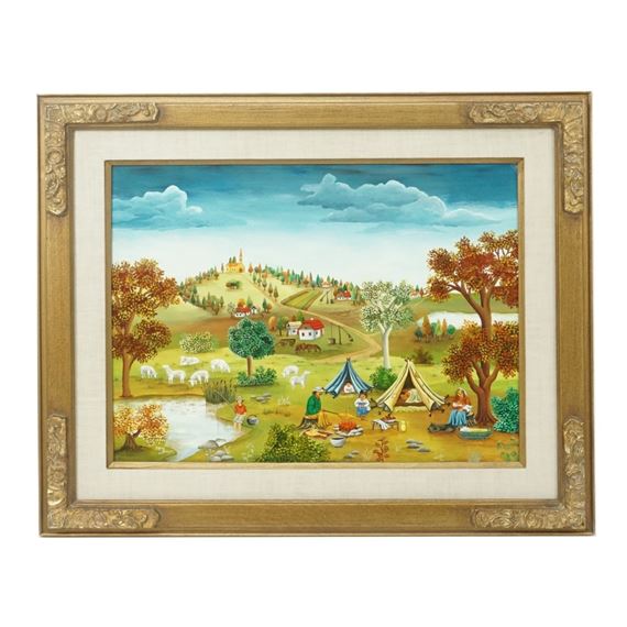 Agnes Neusch | Village Scene | MutualArt