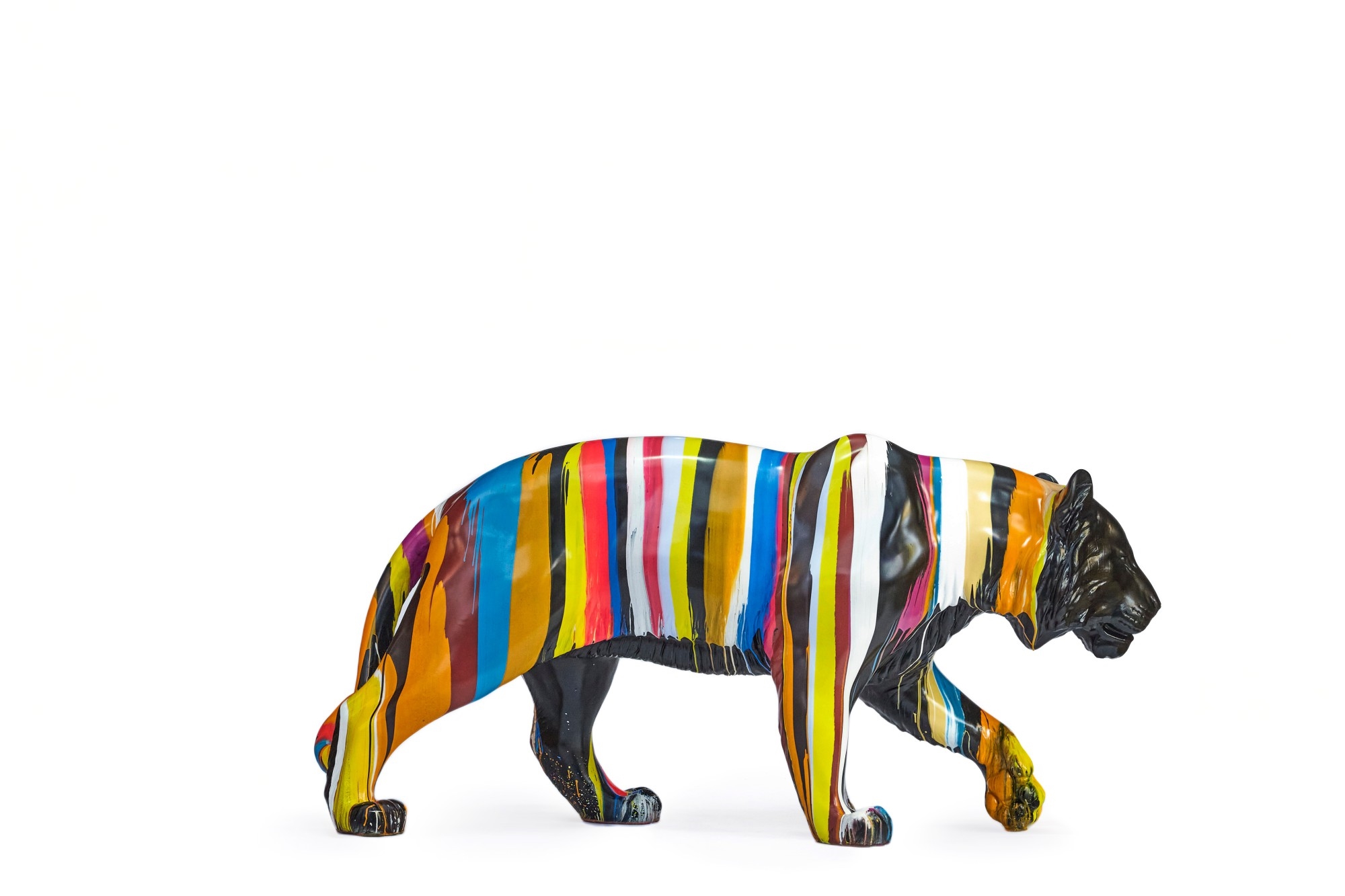Ian Davenport | Chromatic Tiger (2021) | MutualArt