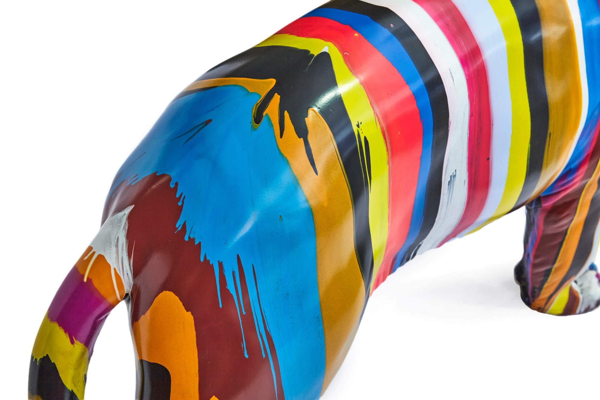 Ian Davenport | Chromatic Tiger (2021) | MutualArt