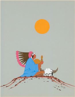 Benjamin Harjo Jr. | 26 Artworks at Auction | MutualArt