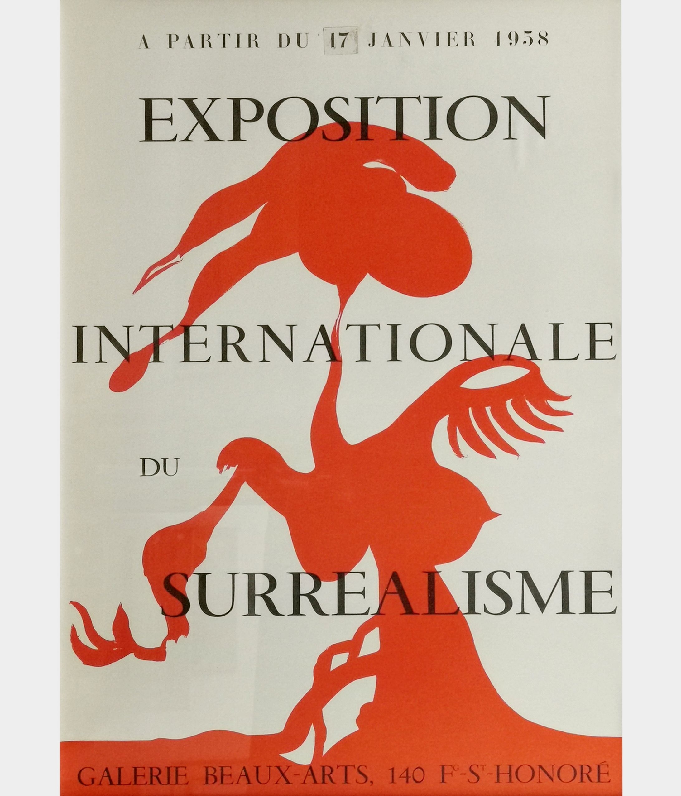 Kurt Seligmann | Affiche de l'Exposition Internationale du Surréalisme ...
