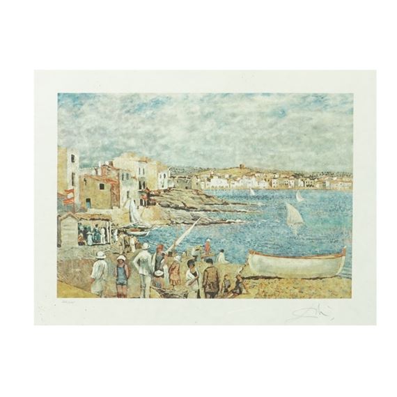 Salvador Dalí | Llaner Beach in Cadaques | MutualArt