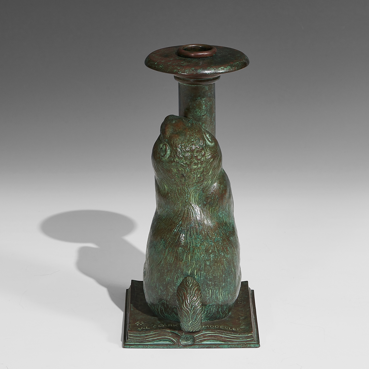 Ernest Seton | Groundhog candlestick for the Rowfant Club of Cleveland ...