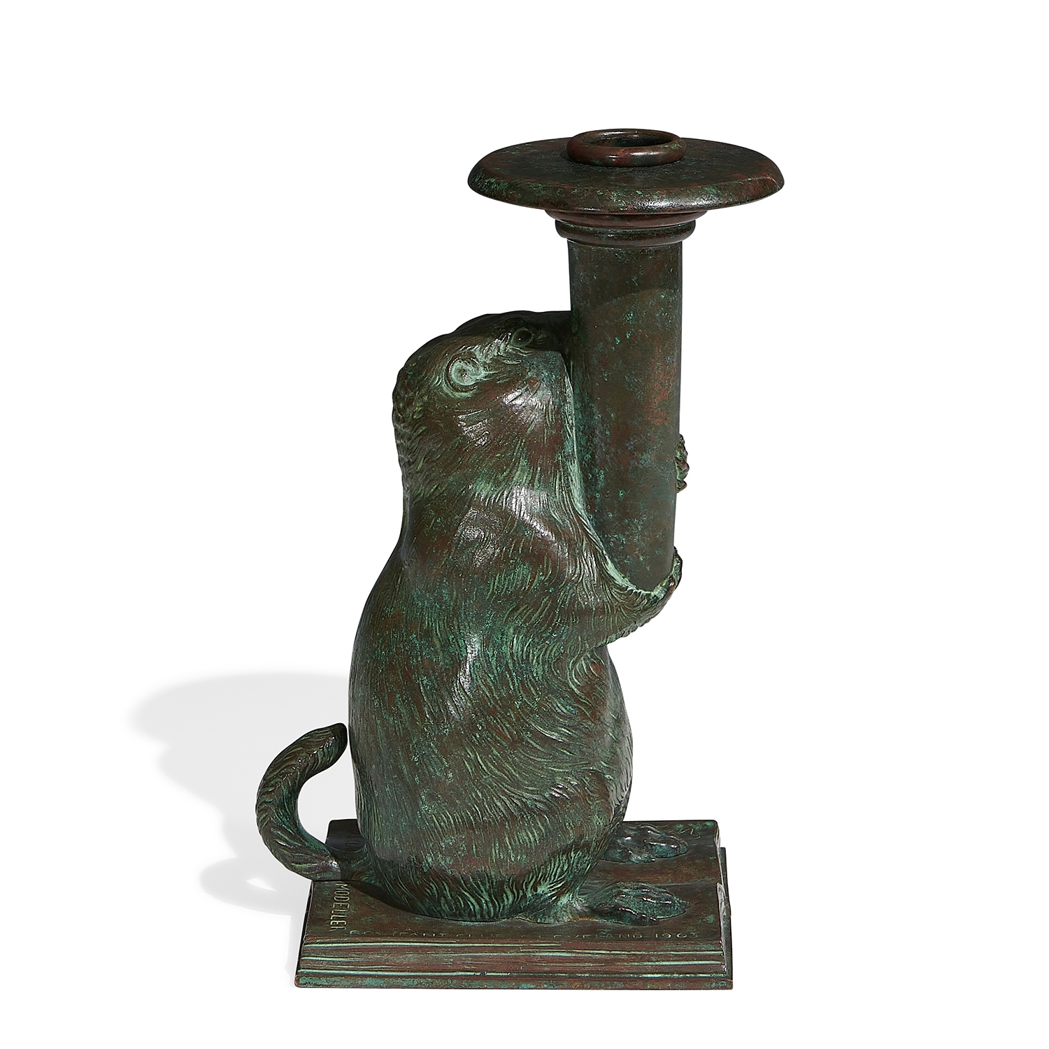 Ernest Seton | Groundhog candlestick for the Rowfant Club of Cleveland ...