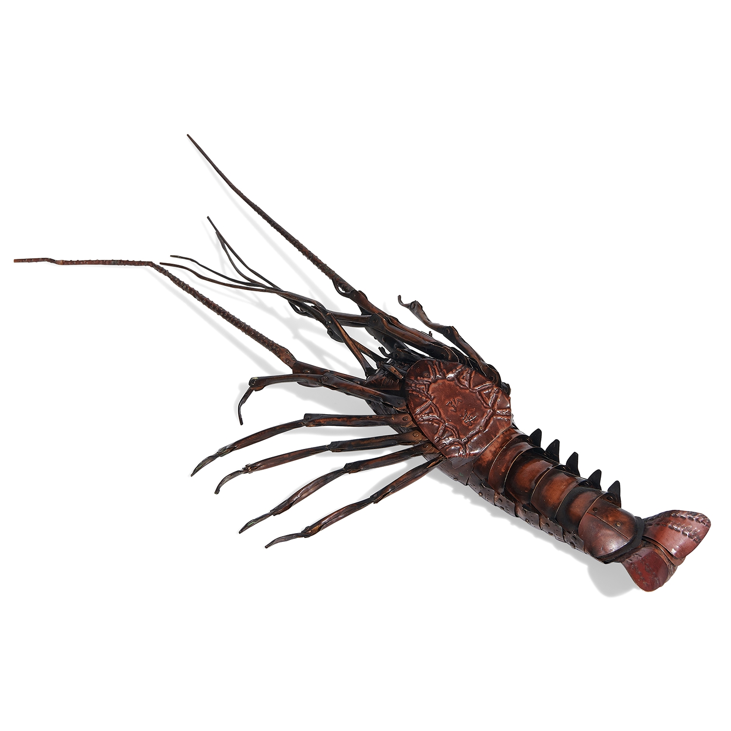 Hiroyoshi | articulated jizai okimono of an ise ebi (spiny lobster ...
