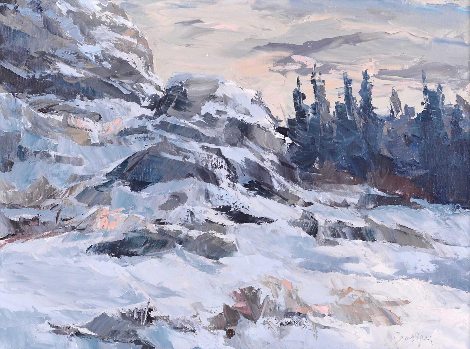 Léonard Parent Basque | Le temps des contrastes (1981) | MutualArt