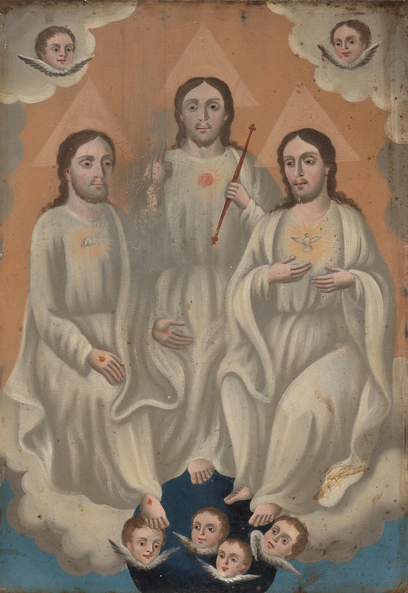 Mexican School, 19th Century | depicting the Holy Trinity (20) | MutualArt