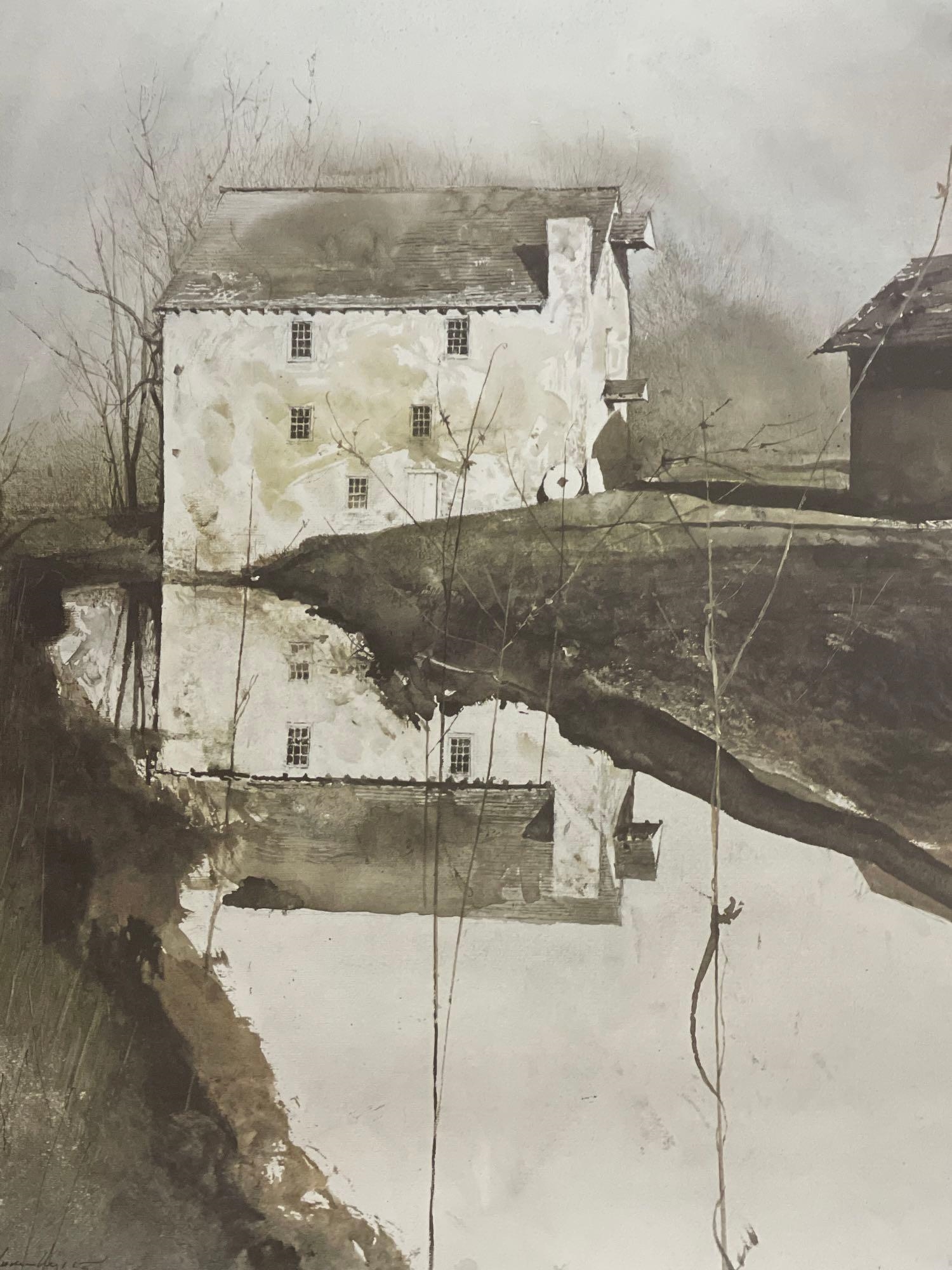 Andrew Wyeth | Wyeth Flour Mill Print | MutualArt