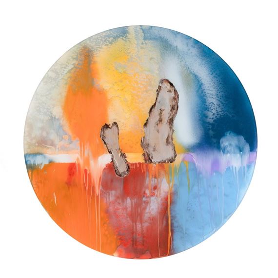 Rand Heidinger | No.11 Blue Disc | MutualArt