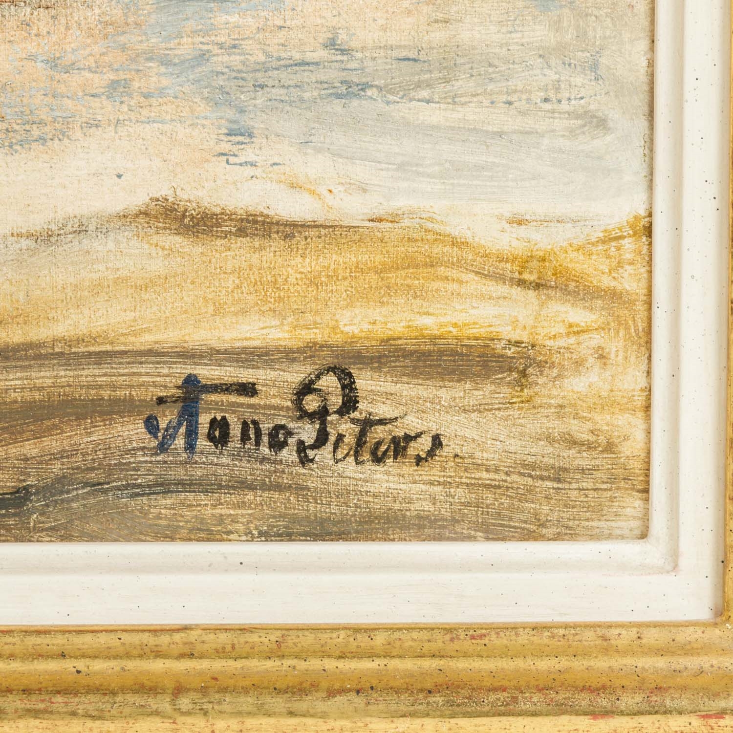 Anna Peters | Still life with flowers with apples and grapes | MutualArt