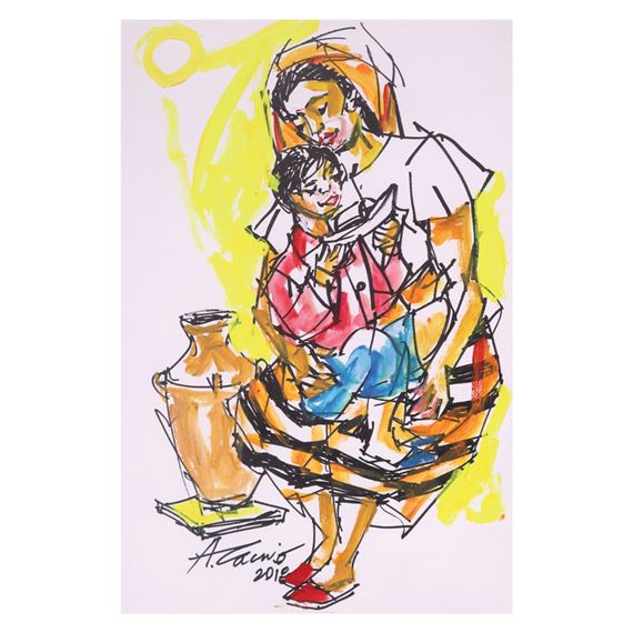 Angel Cacnio | Mother and Child (2010) | MutualArt