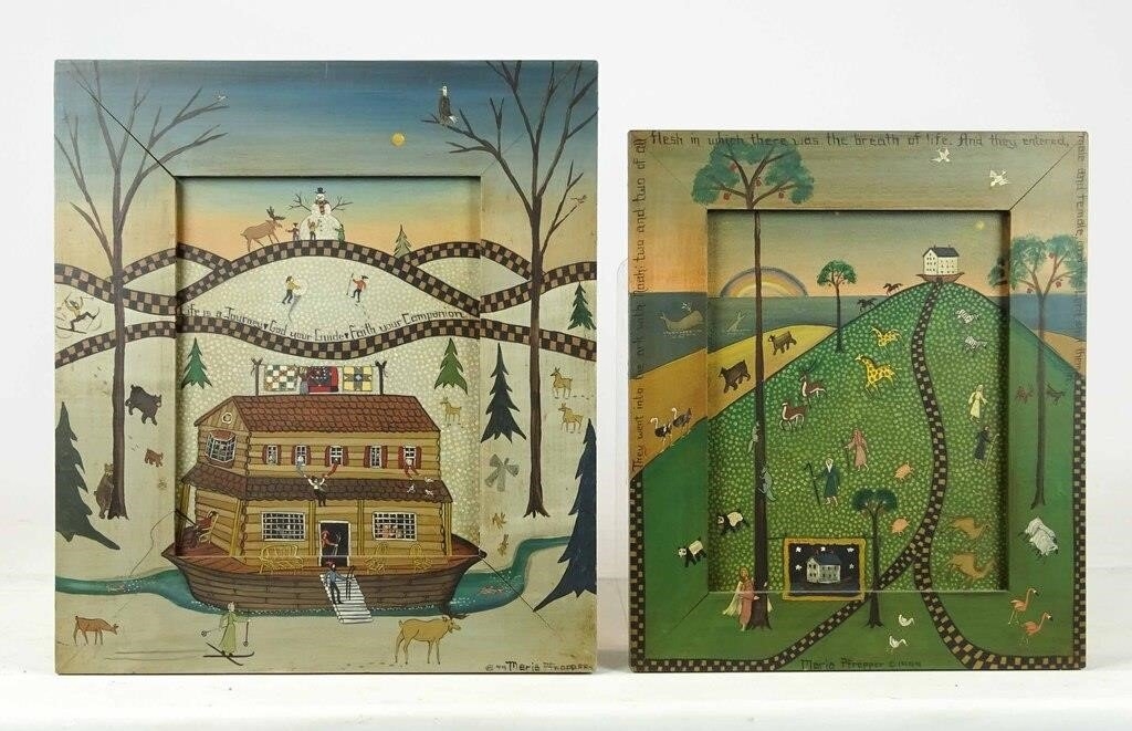 Maria Pfropper |, (2) works including Noah's Ark | MutualArt