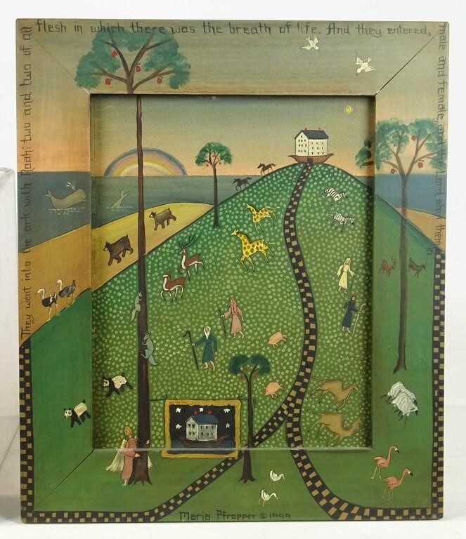 Maria Pfropper |, (2) works including Noah's Ark | MutualArt