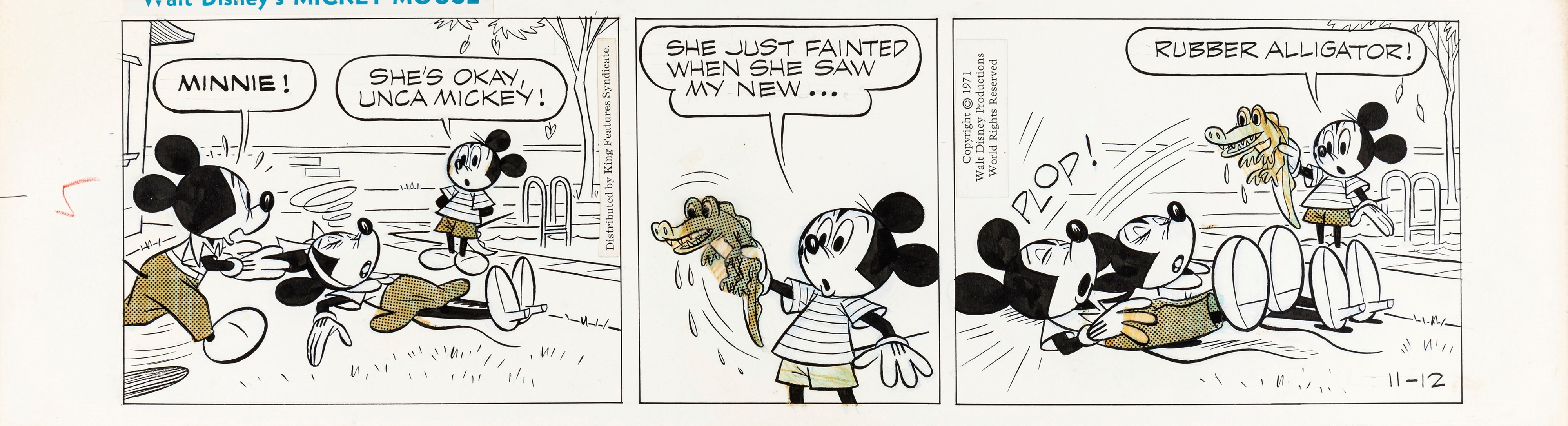 Arthur Floyd Gottfredson | Mickey Mouse (1971) | MutualArt