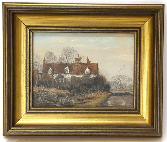 Edward Stamp | Farm House at Evershott, Bedfordshire | MutualArt