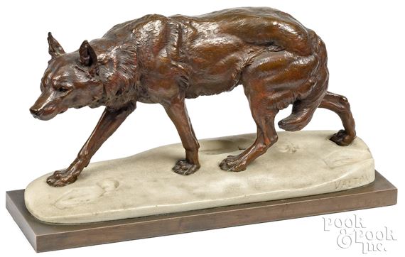 Charles Valton | The Wolf in the Snow | MutualArt