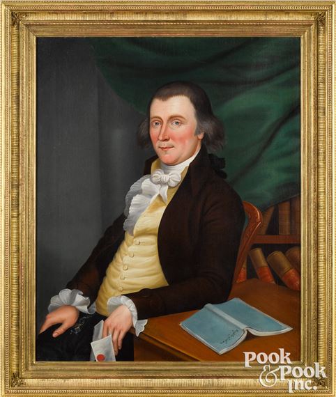 Charles Peale Polk | portrait of David Brickell Kerr (1790) | MutualArt