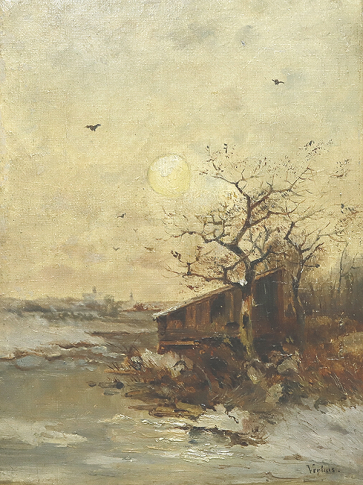 Theodor Verhas | Wintersonne | MutualArt