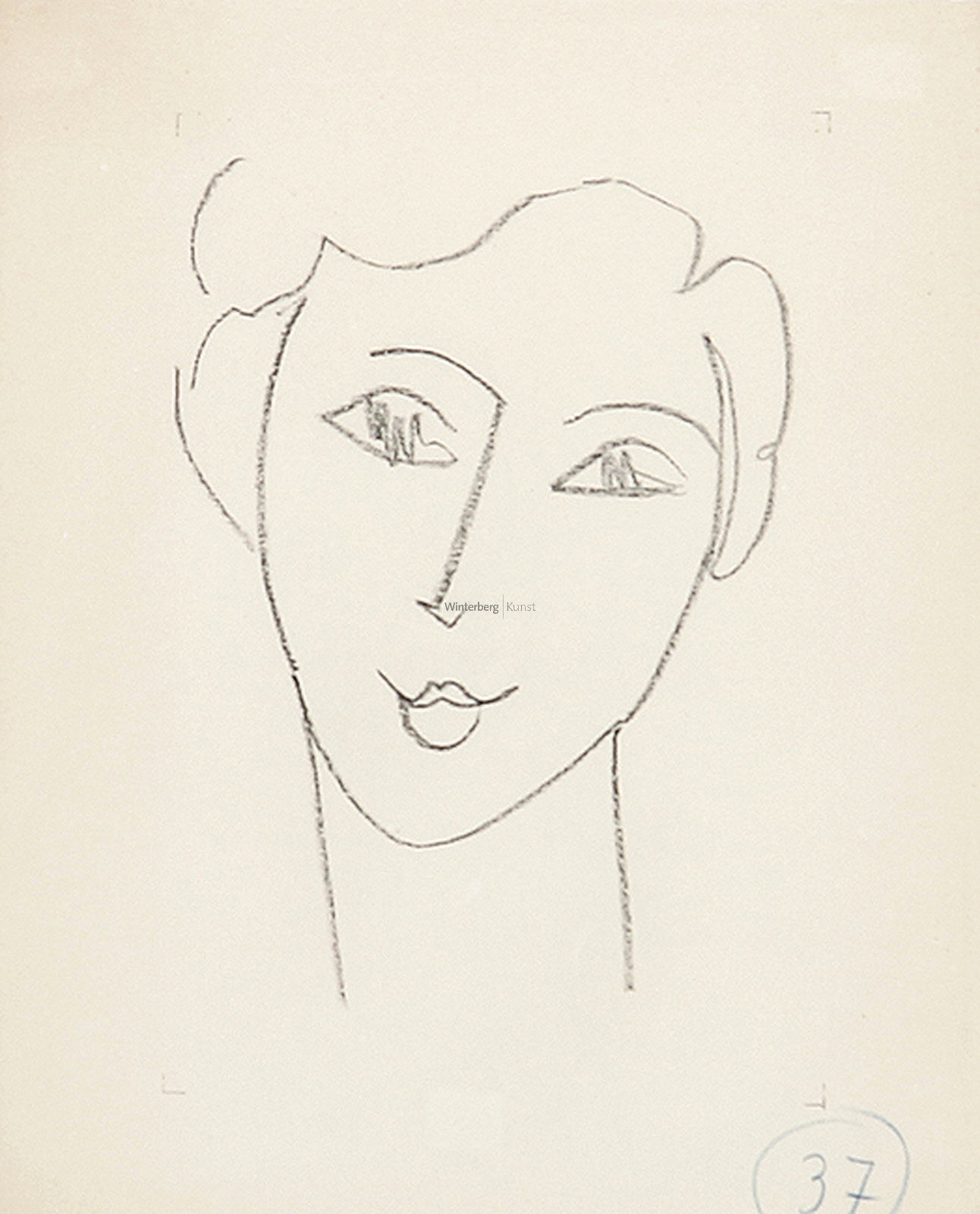 Henri Matisse | Visage de Femme (1952) | MutualArt