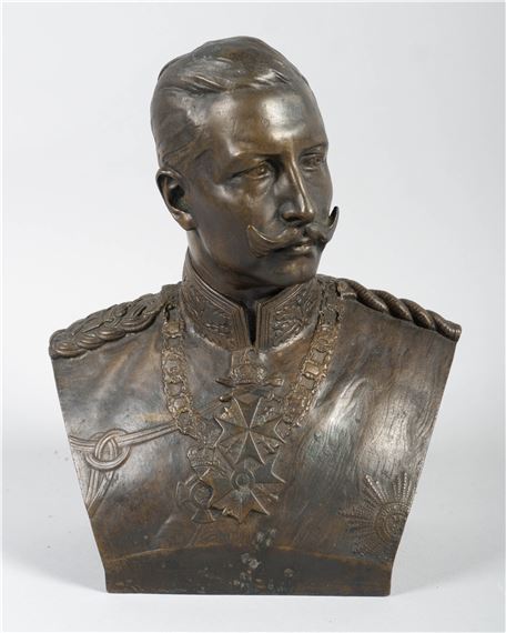Ludwig Manzel | BRONZE BUST OF KAISER WILHELM II | MutualArt