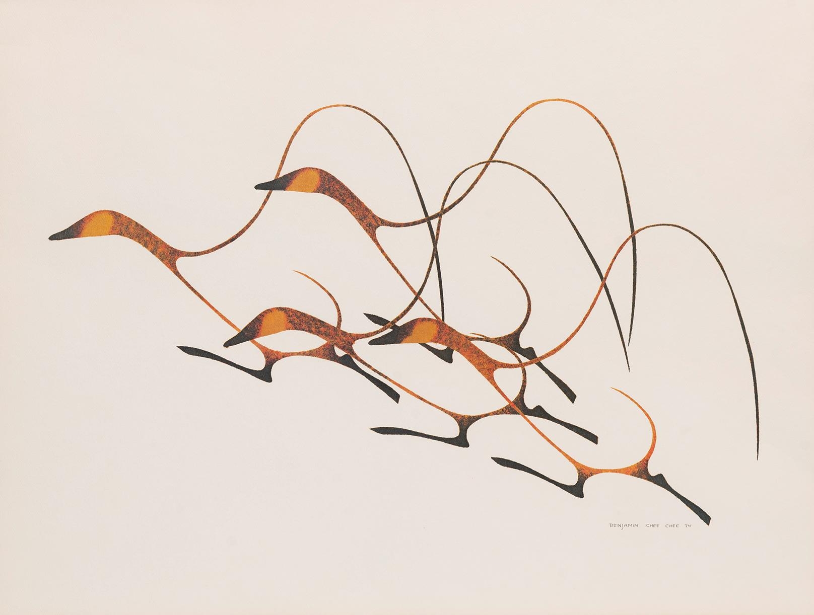 Benjamin Chee Chee | Untitled (1974) | MutualArt