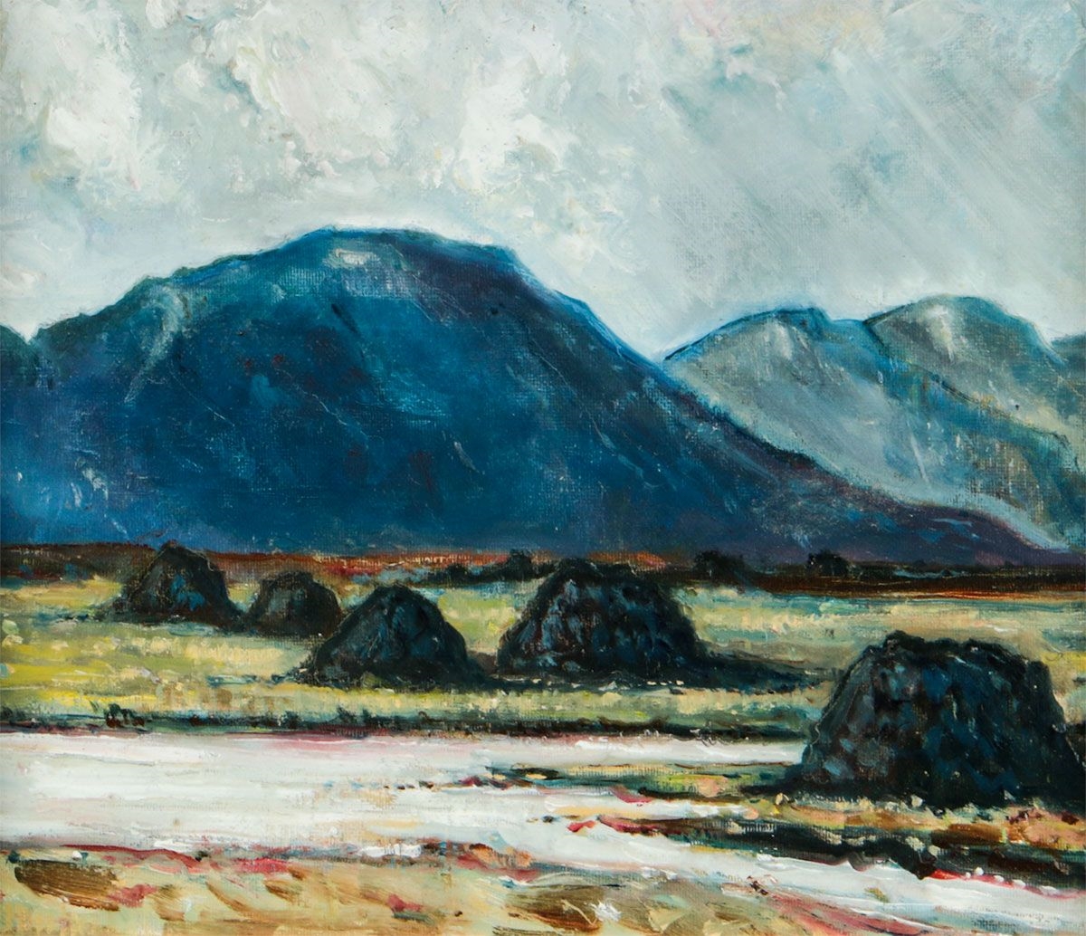 Patrick Ross | TURF STACKS, CONNEMARA | MutualArt