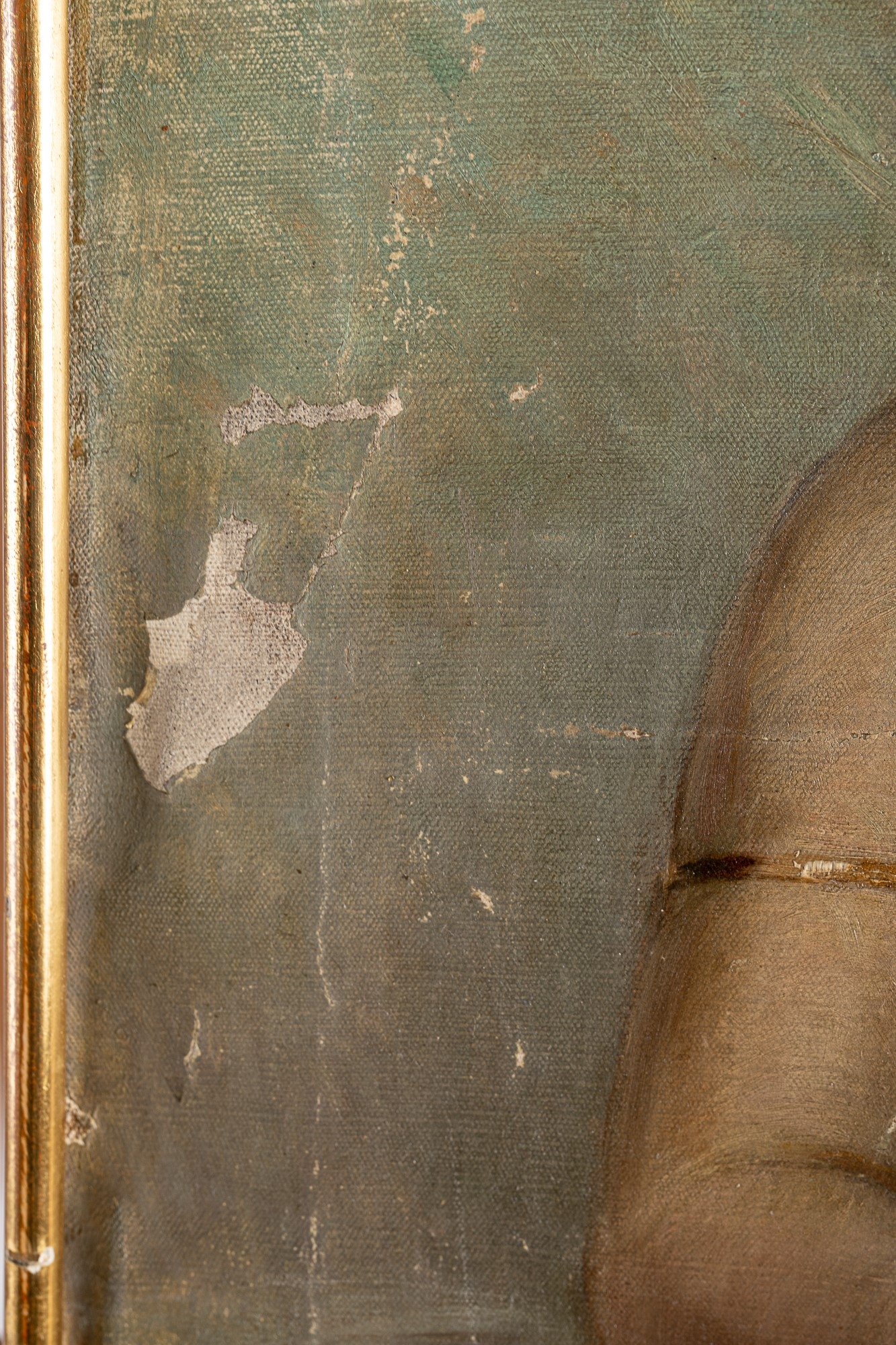 Robert Scheffer | Portrait of little girl with roses | MutualArt