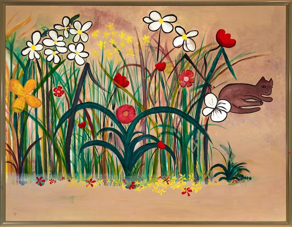 Lyle Schwartz | Cat in the Garden | MutualArt