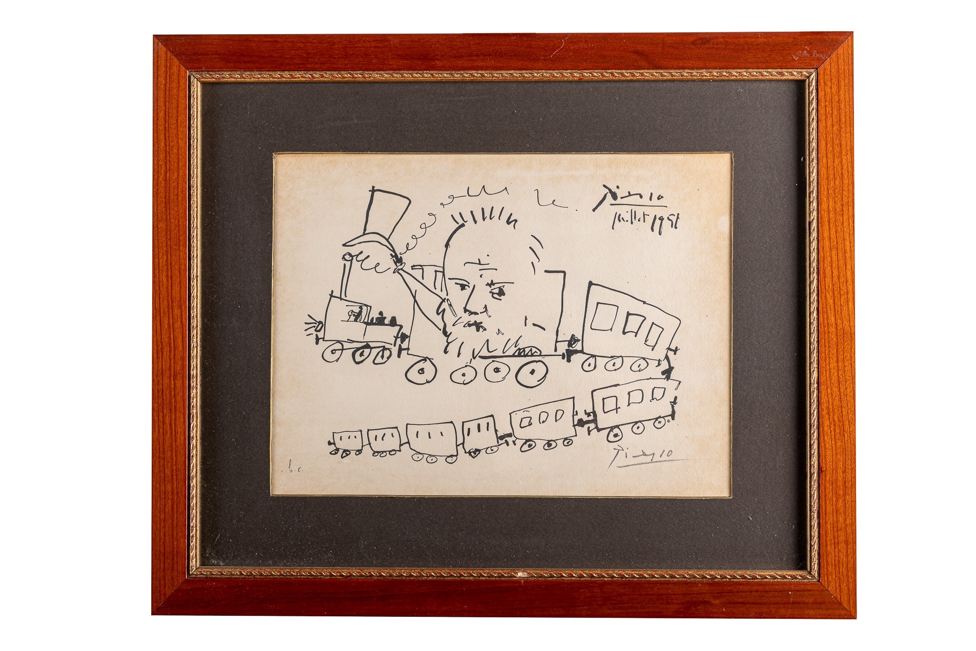 Pablo Picasso | Le train de Victor Hugo | MutualArt