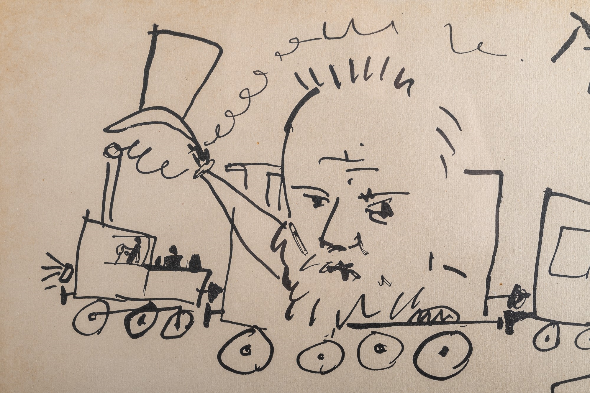 Pablo Picasso | Le train de Victor Hugo | MutualArt