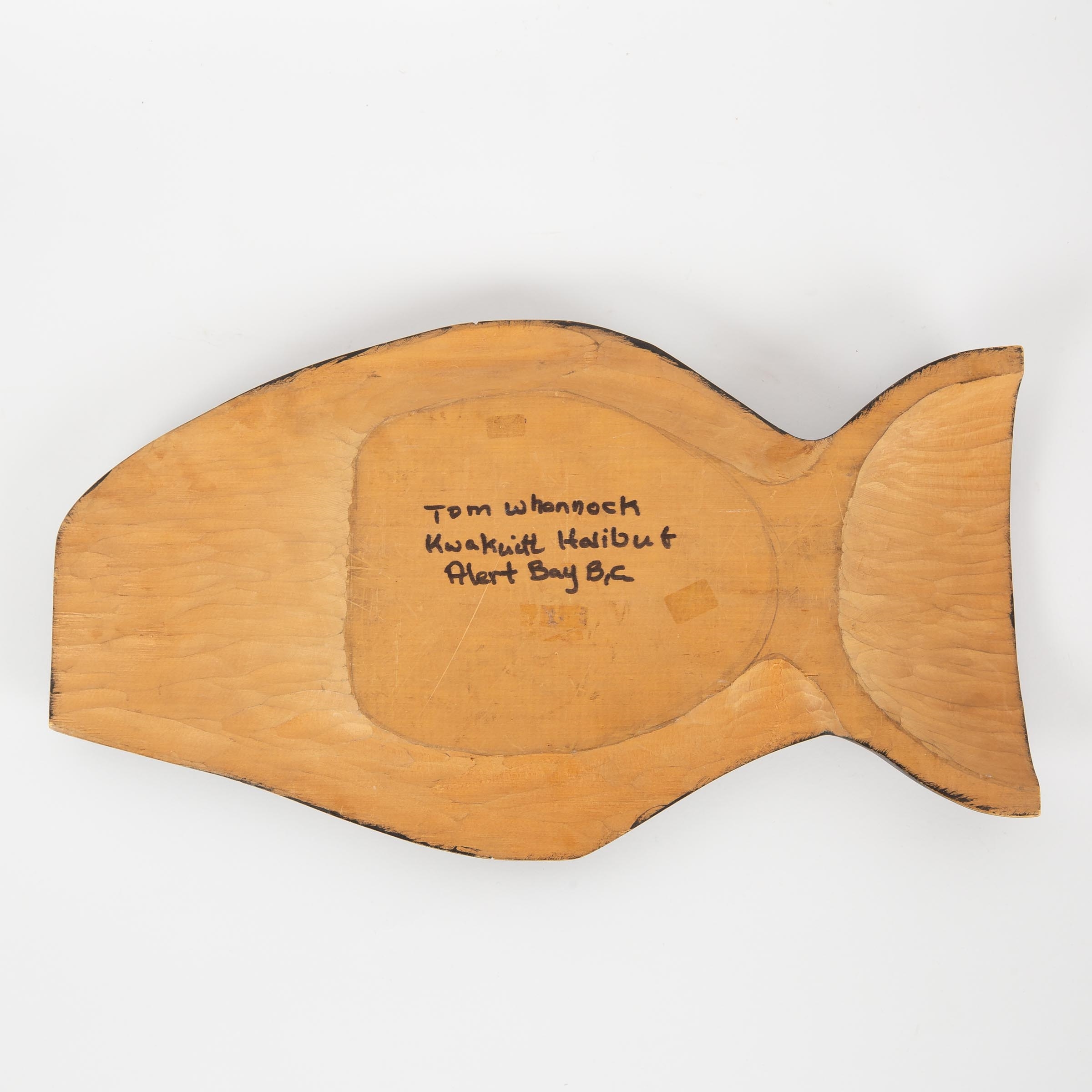 Tom Whonnock | CARVED HALIBUT BOWL | MutualArt