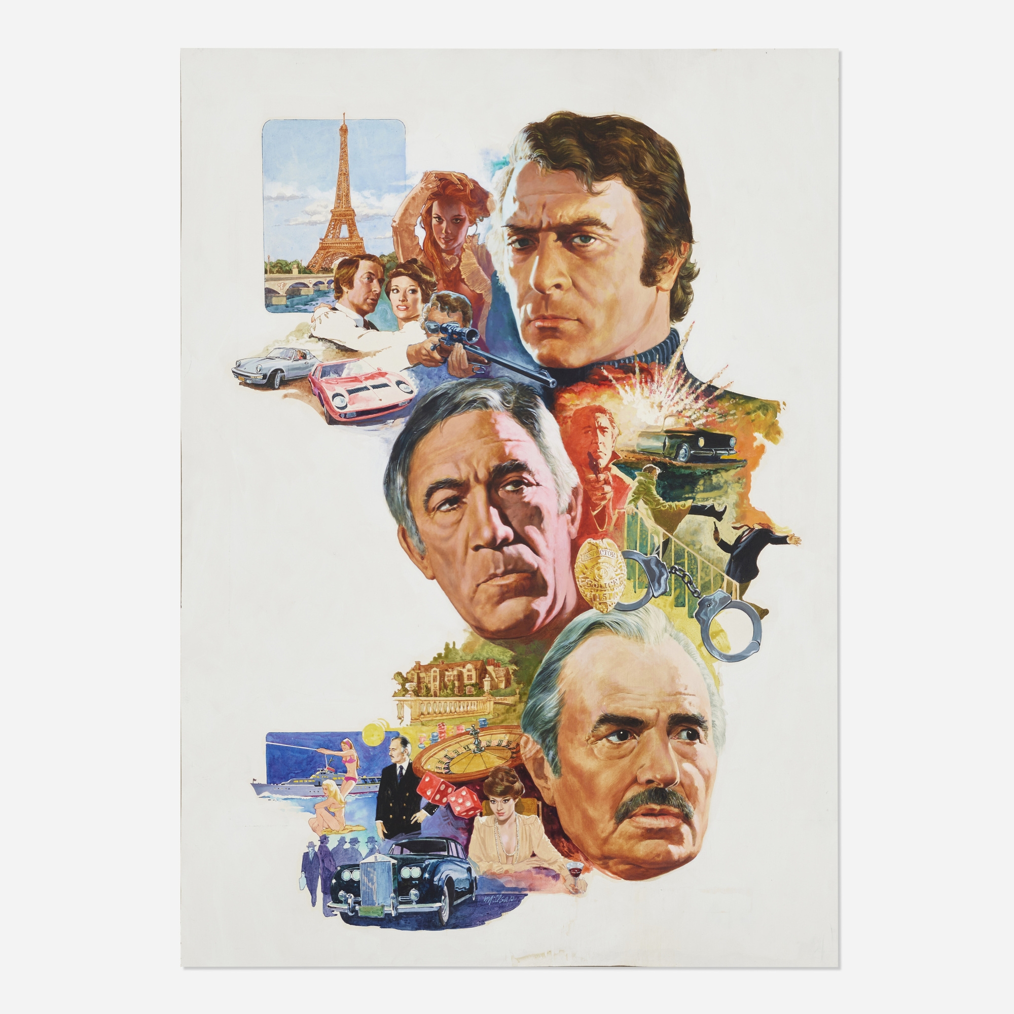 Daryl Millsap | Original artwork for The Destructors movie poster ...