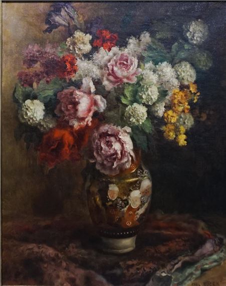 Karl Tucek | Still Life Of Vase Of Flowers | MutualArt