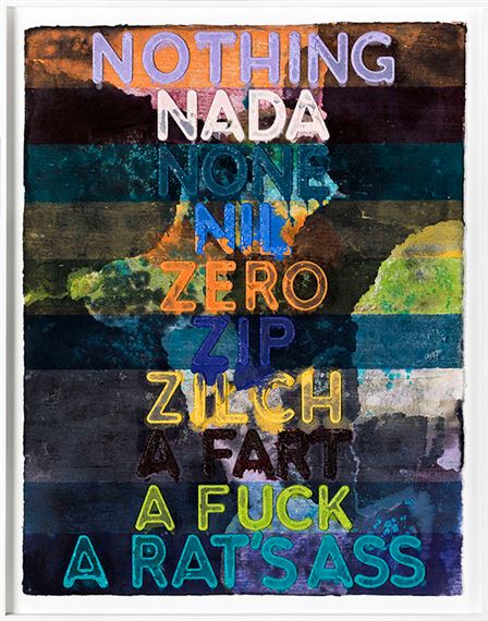 Mel Bochner | Nothing (2015) | MutualArt