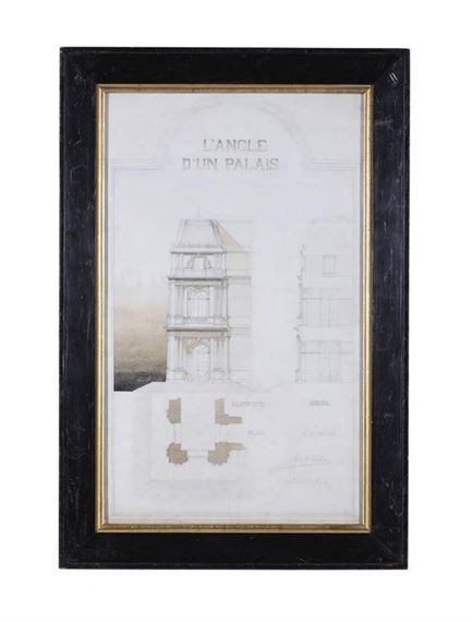 CHARLES DELACROIX | L'ANGLE D'UN PALAIS (1902) | MutualArt