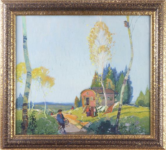 Rudolf Preuss | Gypsy Camp | MutualArt