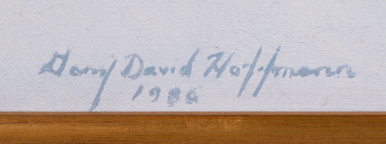 Gary David Hoffmann | Snowy Landscape with Hawk (1986) | MutualArt