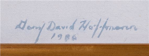 Gary David Hoffmann | Snowy Landscape with Hawk (1986) | MutualArt