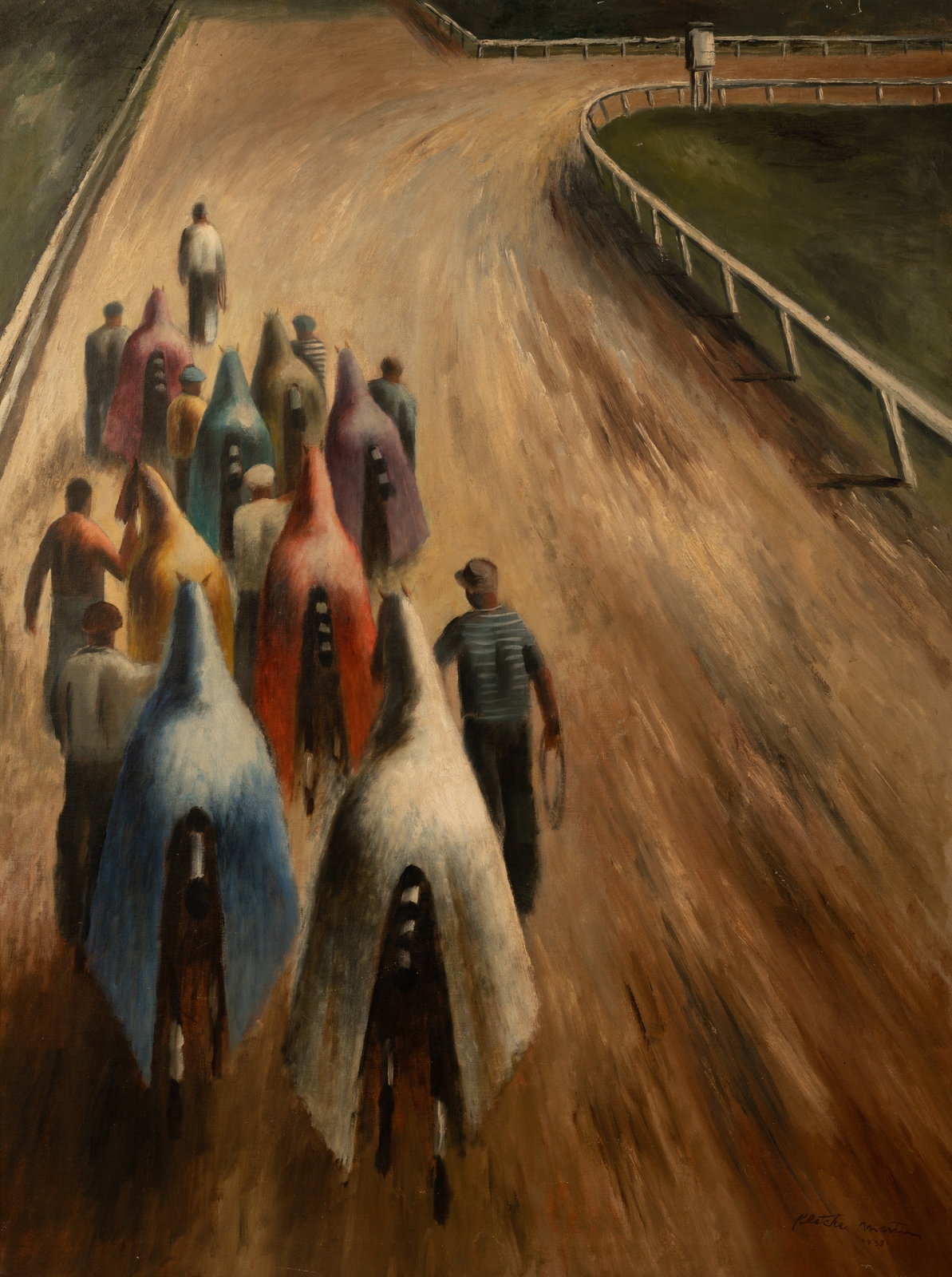 Fletcher Martin | Woman in Blue Reclining on Beach (1940) | MutualArt