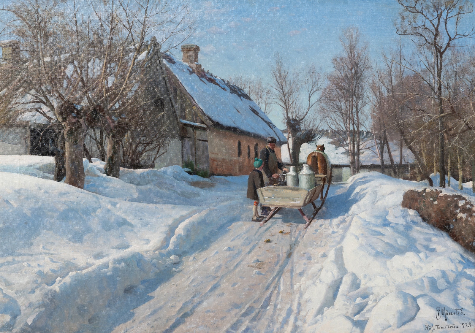 Peder Mork Monsted | Summer in Varenna, Italy (1921) | MutualArt