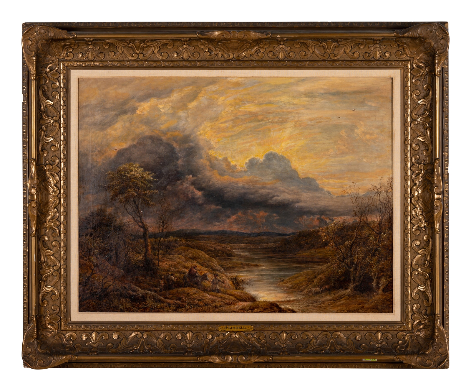 John Linnell the Elder | Mary and Joseph Making Their Journey (1873 ...