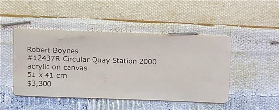 Robert Boynes | Circular Quay Station (2000) | MutualArt