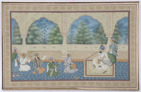 Persian School, 20th Century | Persian Court Scene Illustrations ...